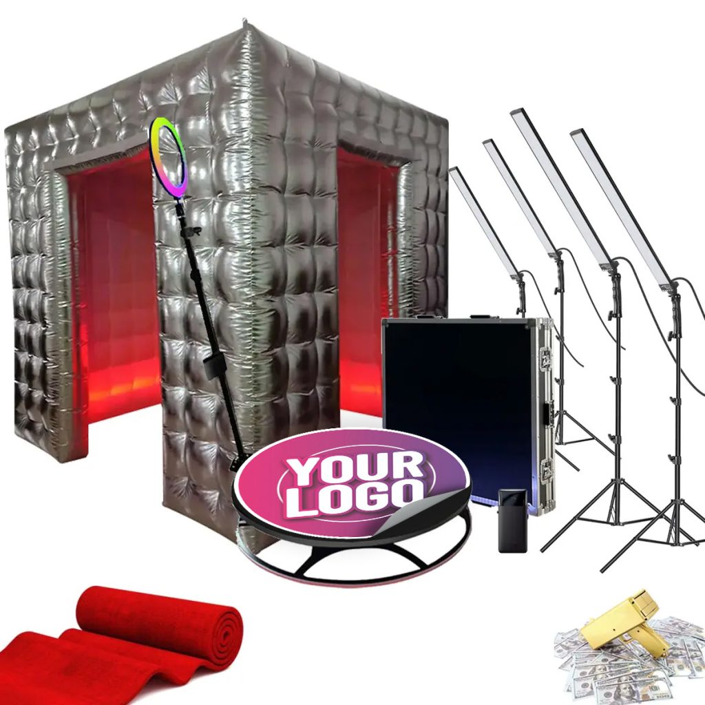 40" 360 Photo Booth Silver Package | Boothking.com