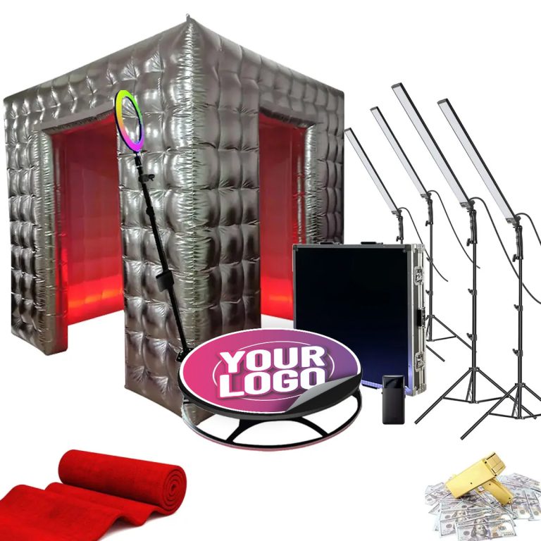 40" 360 Photo Booth Silver Package | Boothking.com