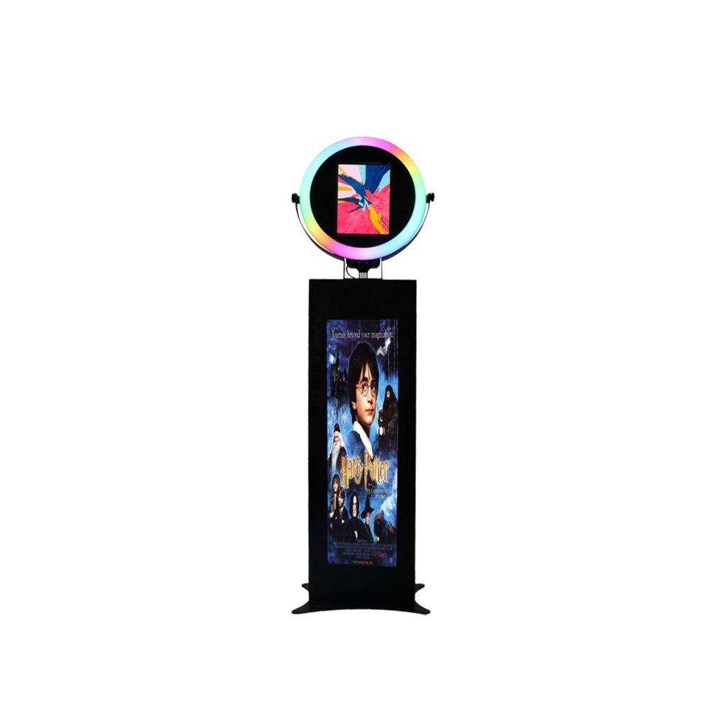 27" Automatic Spin Infinity LED 360 Photo Booth | Boothking.com