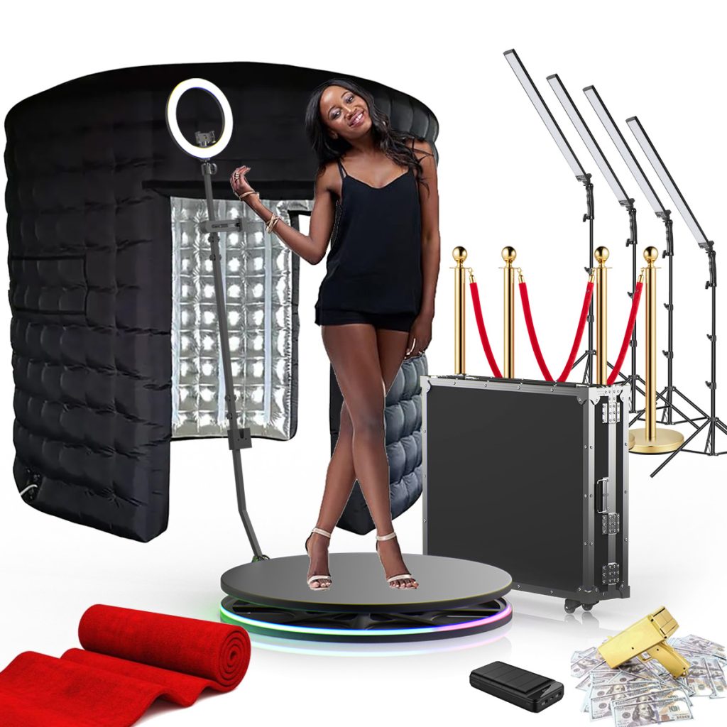 27" 360 Photo Booth Deluxe Package | Boothking.com