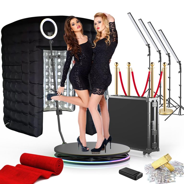 27" 360 Photo Booth Deluxe Package | Boothking.com