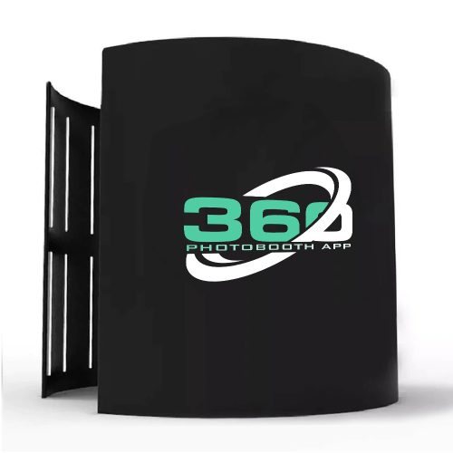 Semicircle LED Fabric Backdrop 360 Photo Booth Enclosure | Boothking.com