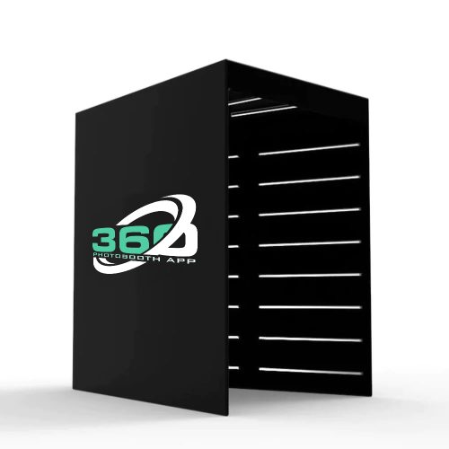 Square LED 360 Photo Booth Enclosures | Boothking.com