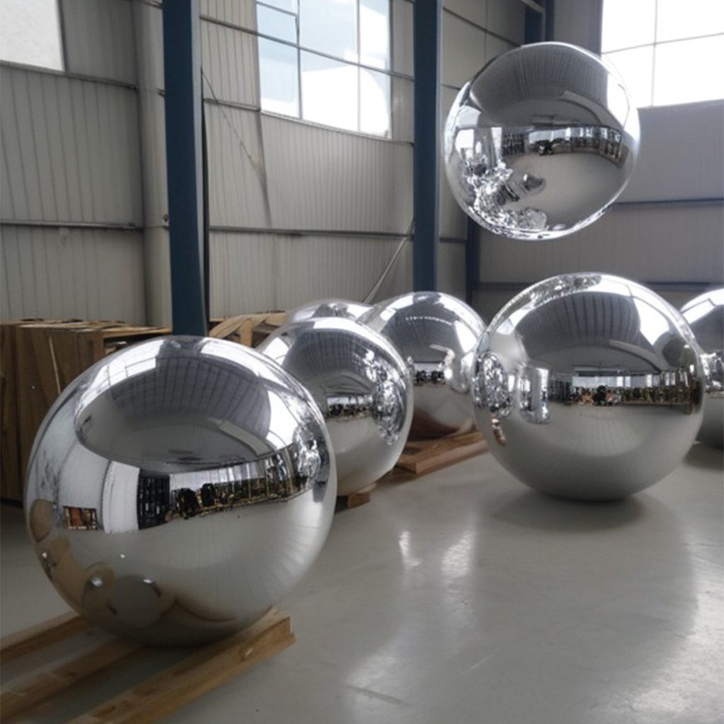 Gold Inflatable Mirror Ball Set | Boothking.com